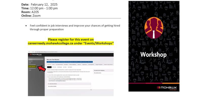 Job Ready Workshop Series 4 5 Interview Preparation Mohawk College